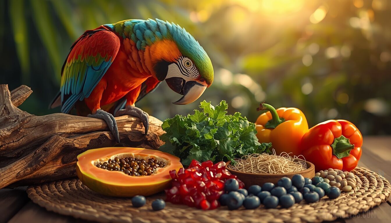 Parrot Food Nutritional Guide: Feed Your Bird for Long Life