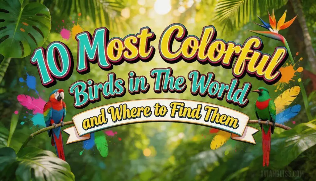 10 Most Colorful Birds in The World (and Where to Find Them)