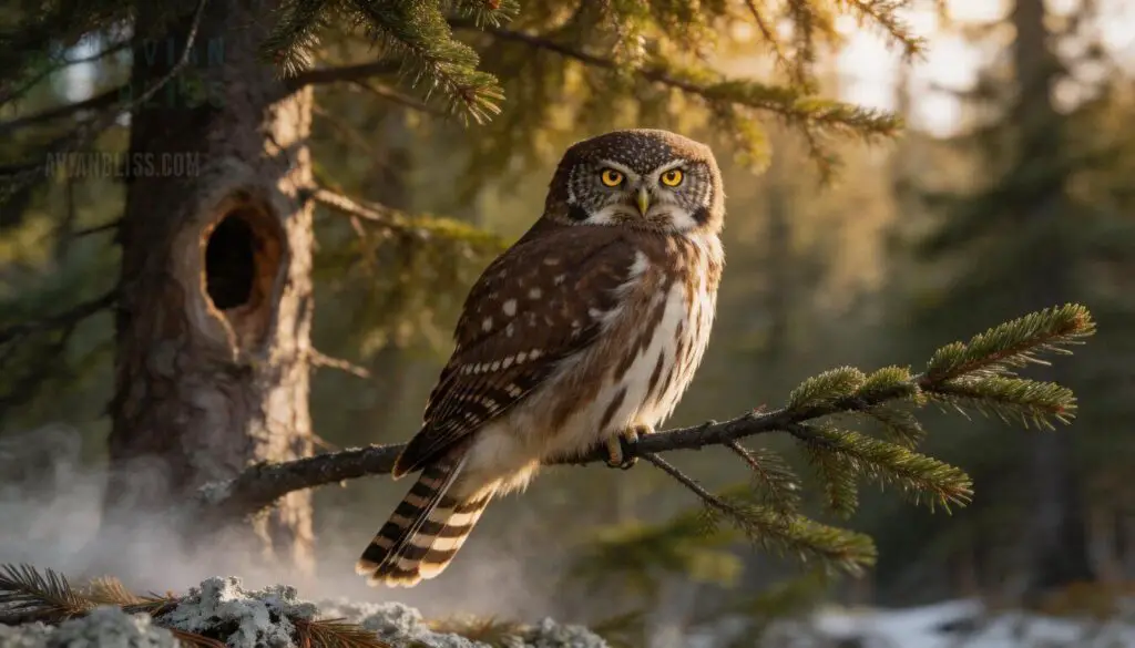 Northern Hawk Owl: ID, Habitat, Diet & Behavior Explained
