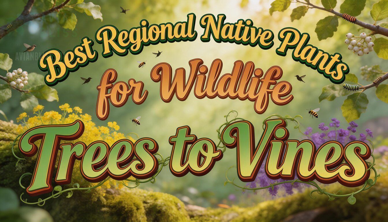 Best Regional Native Plants for Wildlife: Trees to Vines