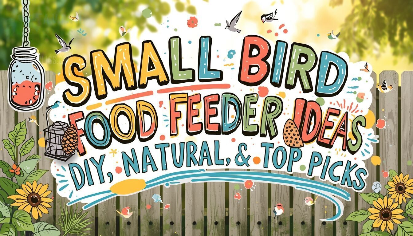 Small Bird Food Feeder Ideas: DIY, Natural & Top Picks