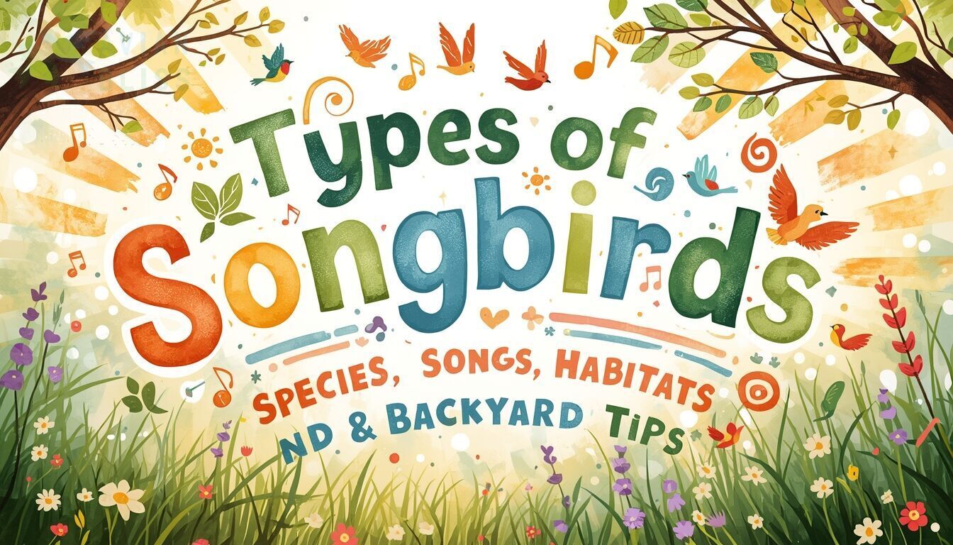 Types of Songbirds: Species, Songs, Habitats & Backyard Tips