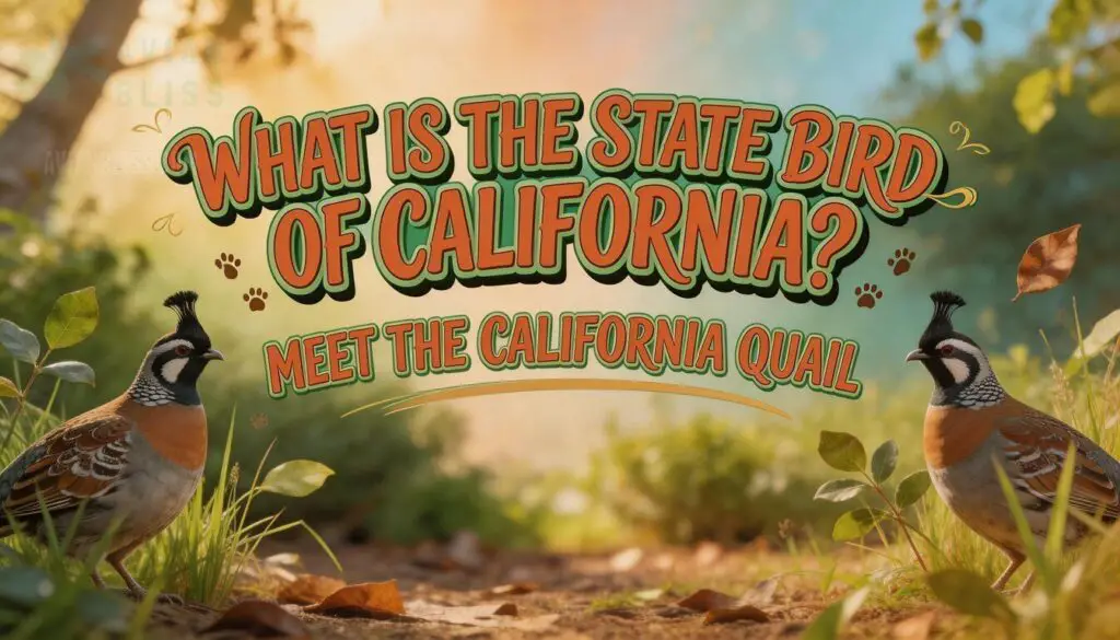 What is The State Bird of California? Meet The California Quail