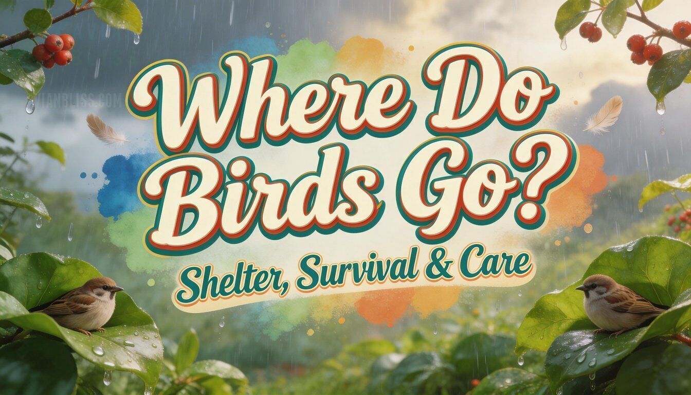 Where Do Birds Go When It Rains? Shelter, Survival & Care