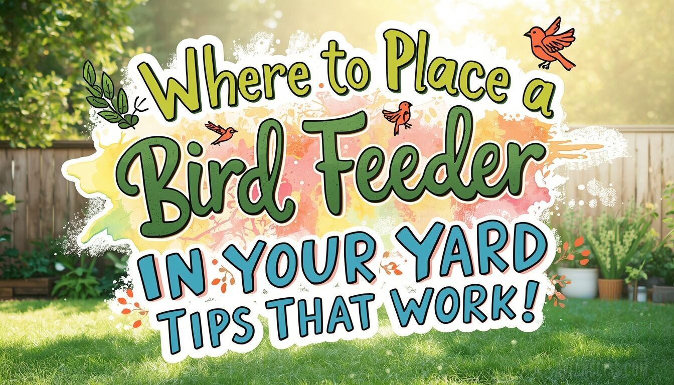 Where to Place a Bird Feeder in Your Yard (Tips That Work)