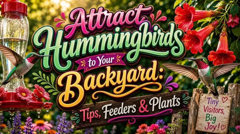 Attract Hummingbirds to Your Backyard: Tips, Feeders & Plants
