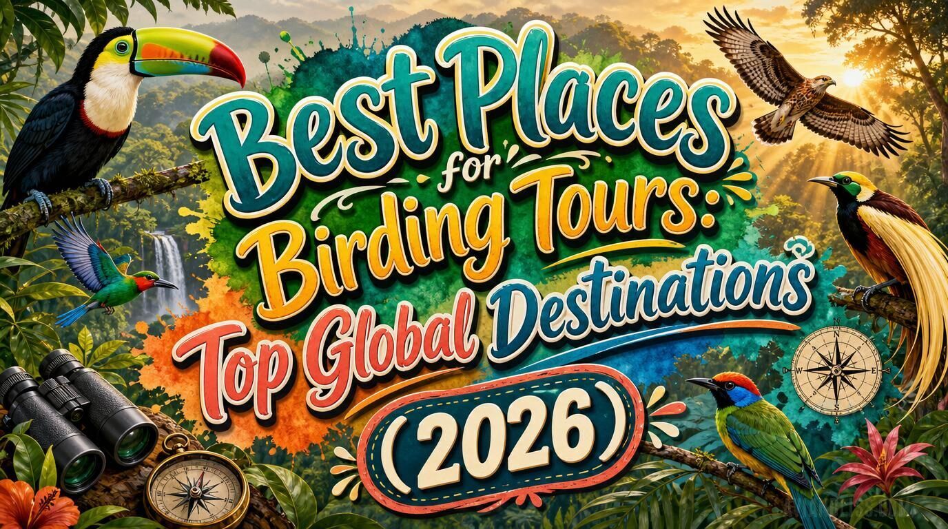 Best Places for Birding Tours: Top Global Destinations (2026)