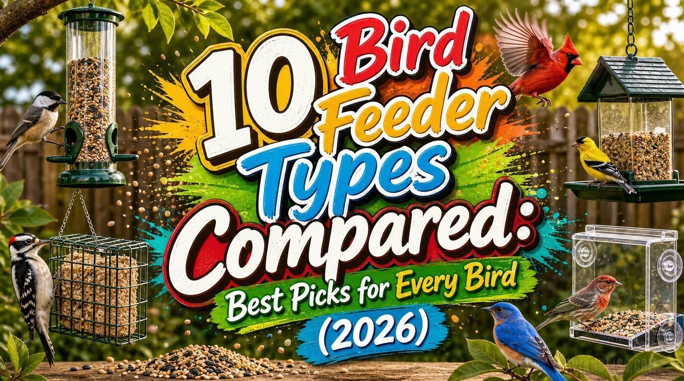 10 Bird Feeder Types Compared: Best Picks for Every Bird (2026)