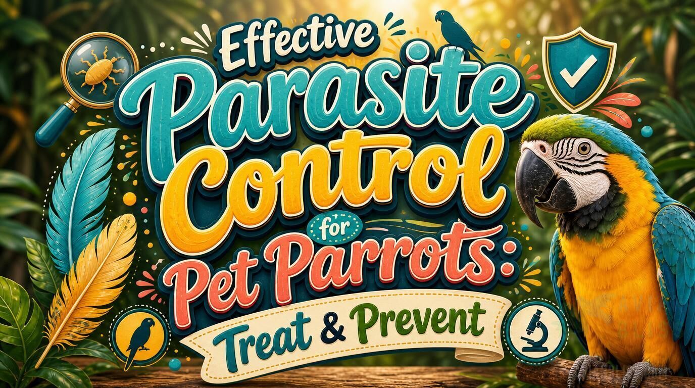 Effective Parasite Control for Pet Parrots: Treat & Prevent