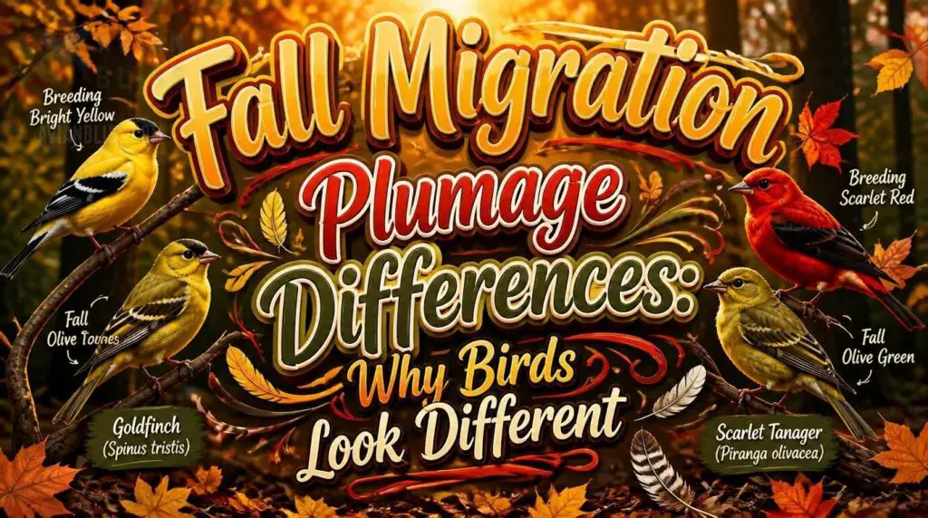 Fall Migration Plumage Differences: Why Birds Look Different