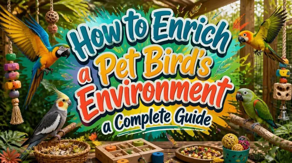 How to Enrich a Pet Bird's Environment: a Complete Guide