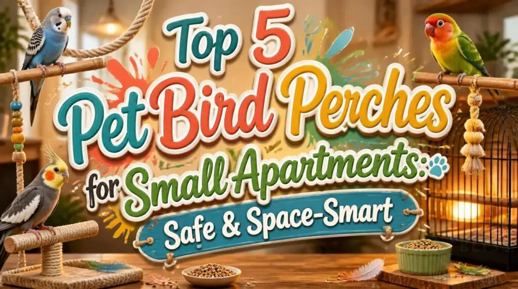 Top 5 Pet Bird Perches for Small Apartments: Safe & Space-Smart
