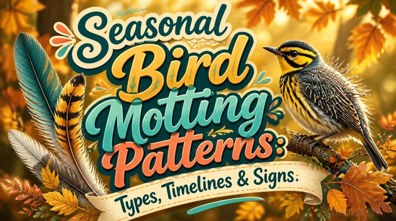 Seasonal Bird Molting Patterns: Types, Timelines & Signs